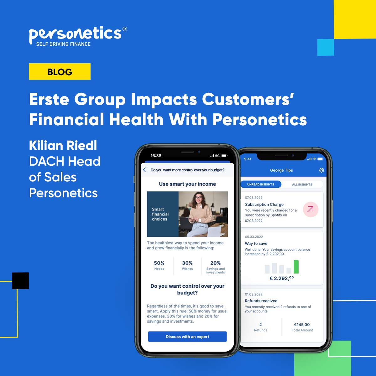 Personetics Powered Erste Bank Insights Drive 50% Conversion